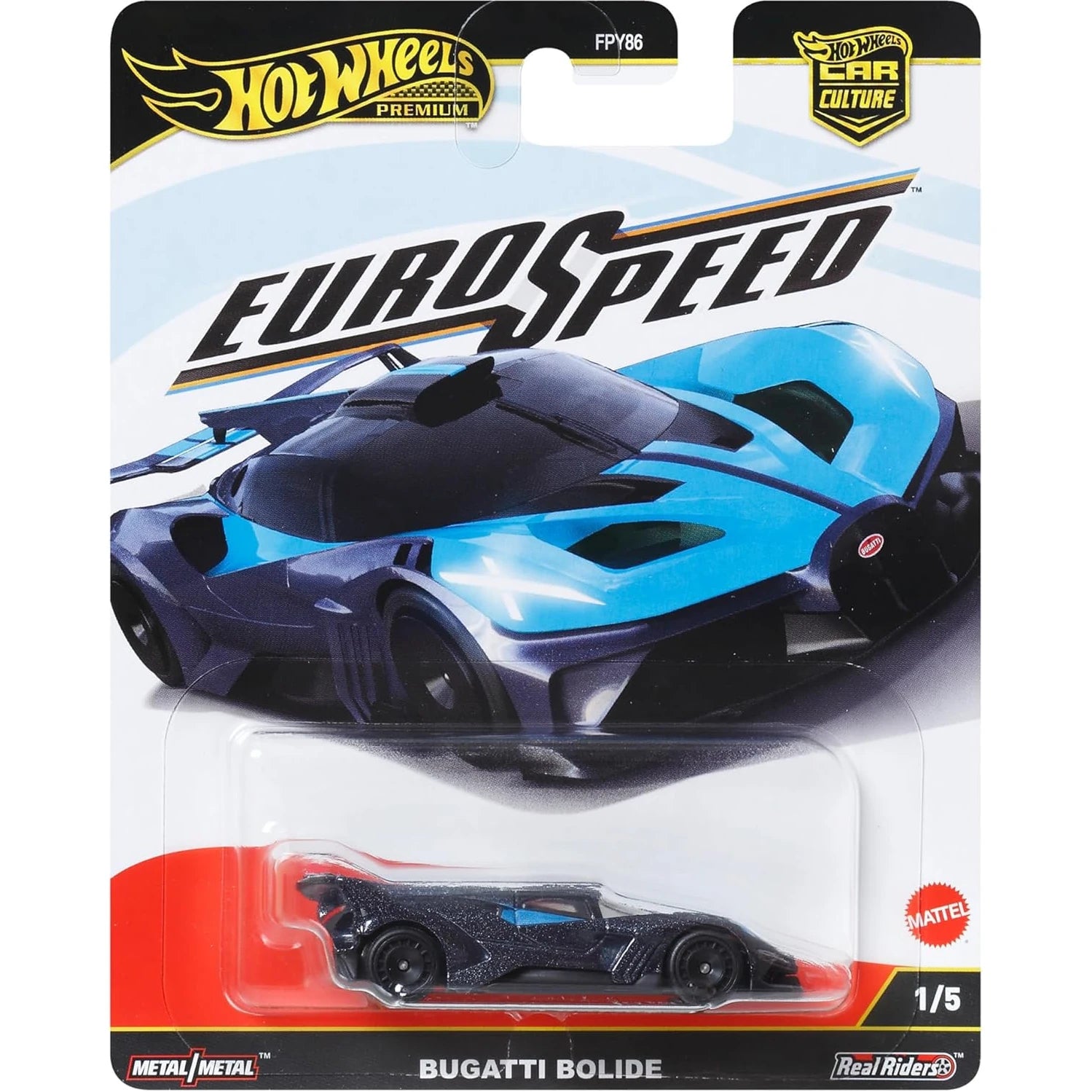 Hot Wheels 1:64 Bugatti Bolide – Euro Speed Car Culture FPY86 JBK79 Die ...